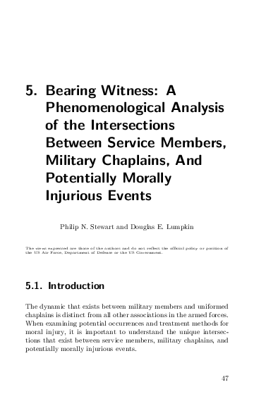 (PDF) Bearing Witness: A Phenomenological Analysis of the Intersections ...