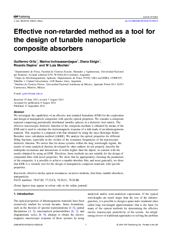 (PDF) Effective non-retarded method as a tool for the design of tunable ...