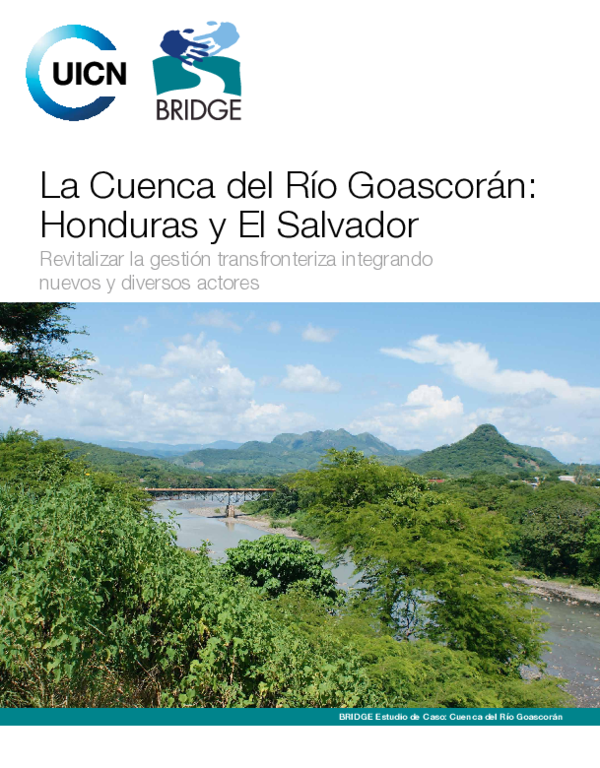 (PDF) La cuenca del Río Goascorán : Honduras y El Salvador ...