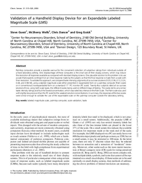 (PDF) Validation of a Handheld Display Device for an Expandable Labeled ...