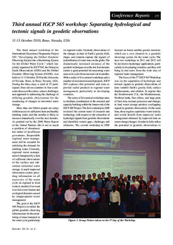 (PDF) Conference Reports