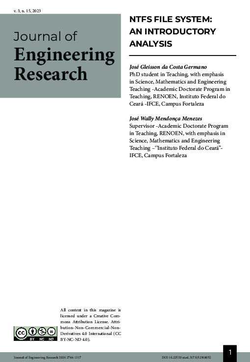 (PDF) NTFS FILE SYSTEM: AN INTRODUCTORY ANALYSIS