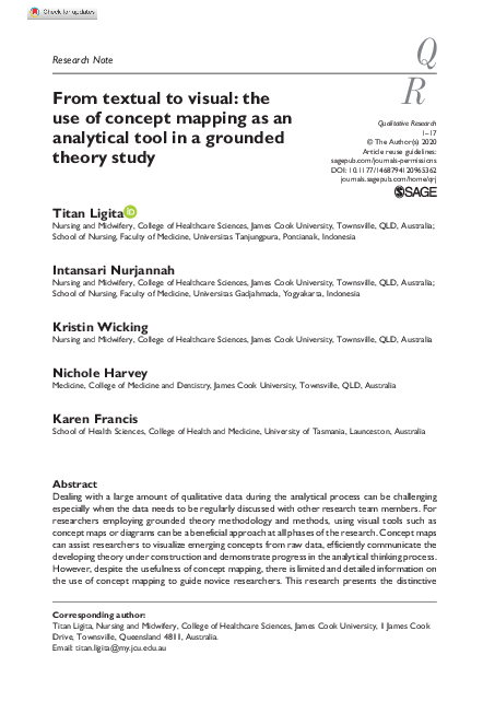 (PDF) From textual to visual: the use of concept mapping as an ...