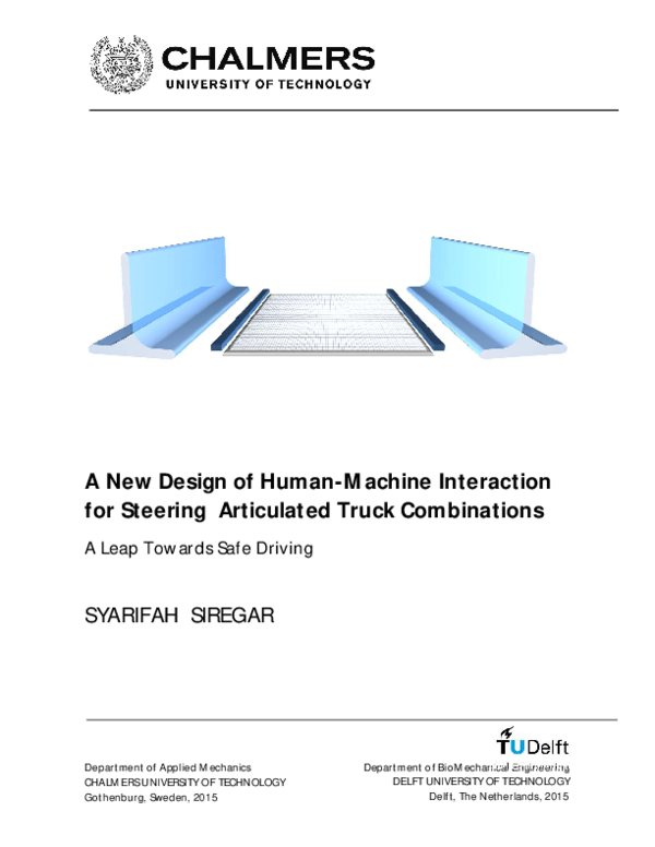 (PDF) A New Design of Human-Machine Interaction for Steering ...