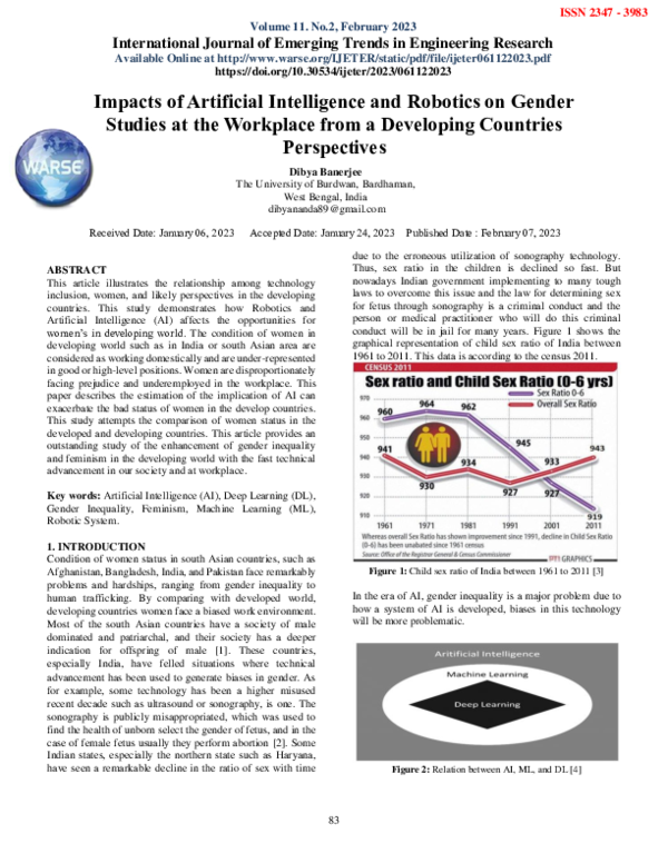 (PDF) Impacts of Artificial Intelligence and R