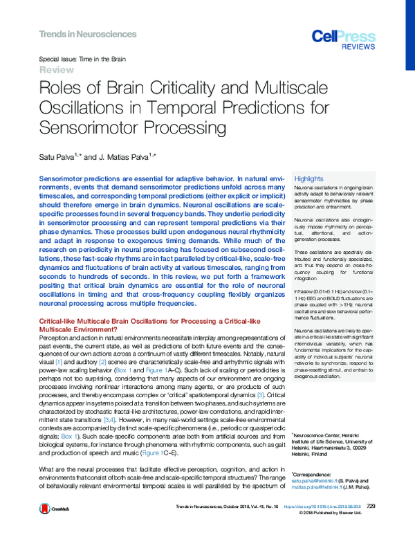 (PDF) Roles of Brain Criticality and Multiscale Oscillations in Temporal Predictions for ...