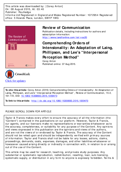 (PDF) Comprehending Orders of Intensionality: An Adaptation of Laing ...
