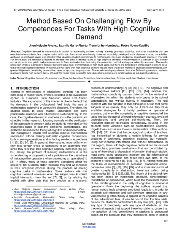(PDF) Enhancing Cognitive Skills in Mathematics Education