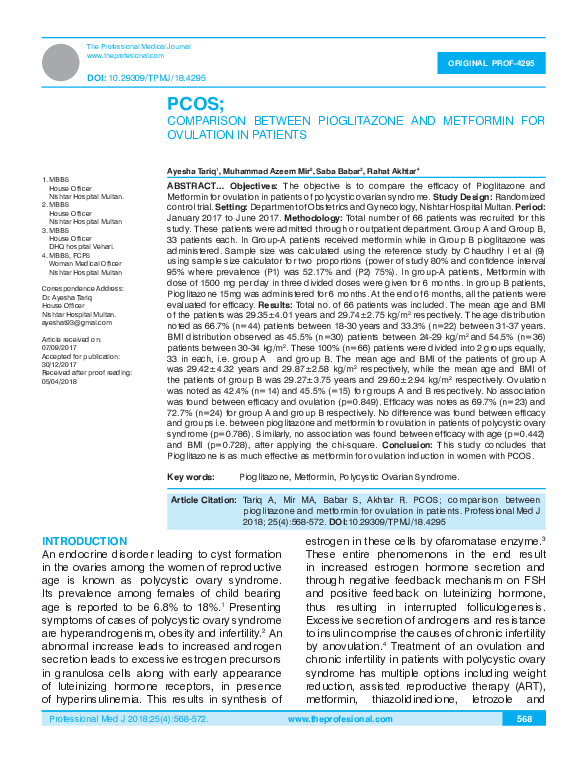 (PDF) Pcos
