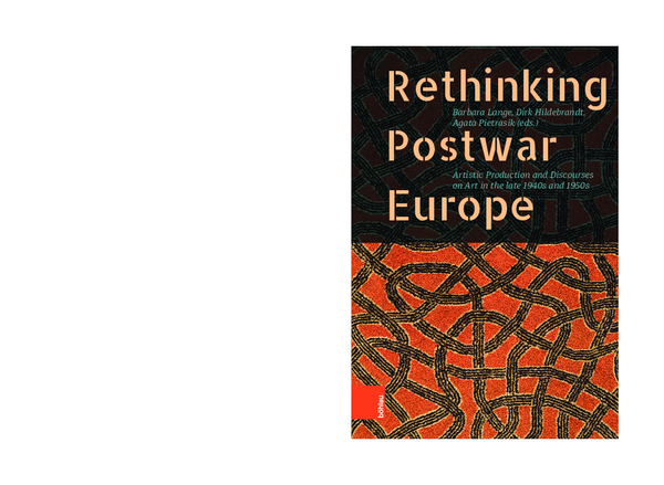 (PDF) "Emancipated from provincial myth". The Irish Artist Louis le ...