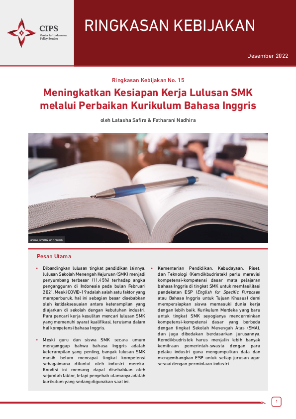 (PDF) Meningkatkan Kesiapan Kerja Lulusan SMK melalui Perbaikan Kurikulum Bahasa Inggris