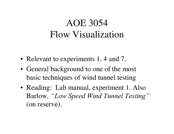Pdf Flow Visualization