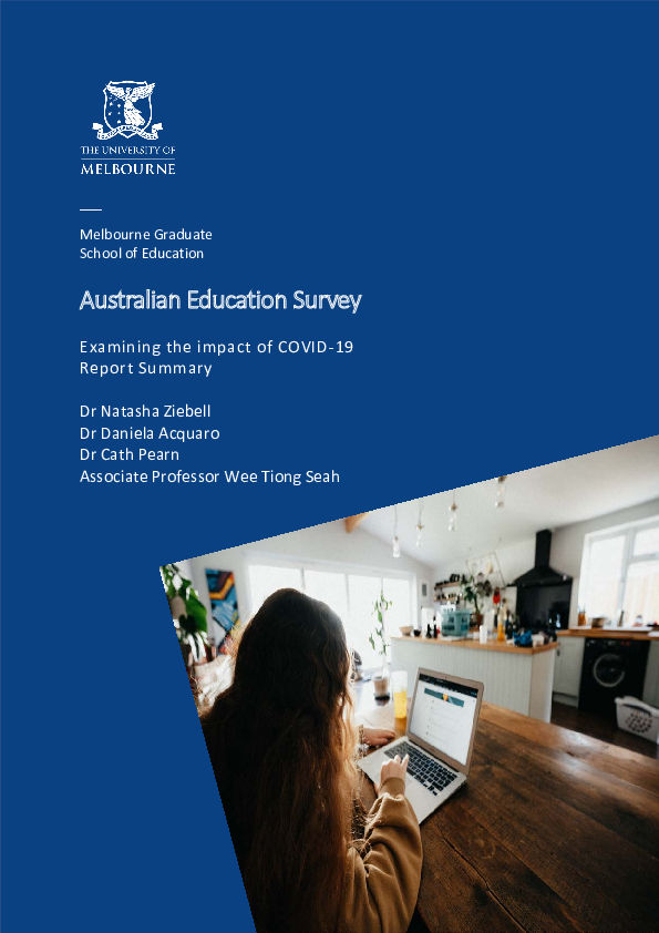 (PDF) Australian Education Survey: Examining the impact of COVID-19 ...