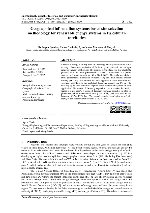 (PDF) Geographical information systems based site selection methodology for renewable energy ...