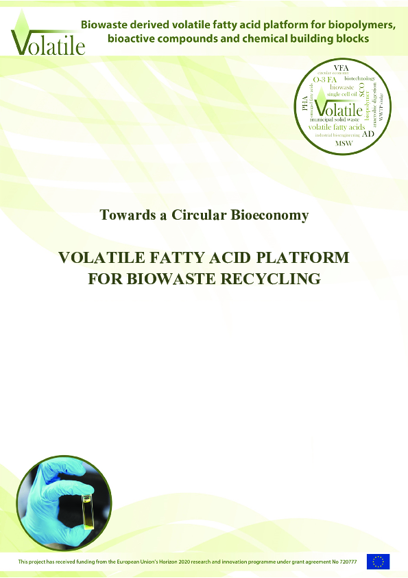 (PDF) Towards a Circular Bioeconomy. VOLATILE FATTY ACID PLATFORM FOR BIOWASTE RECYCLING