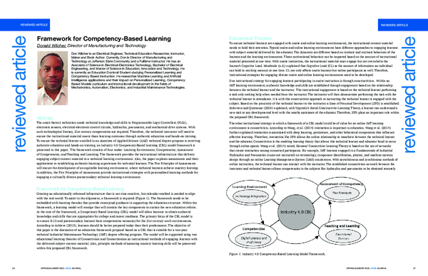 (PDF) Framework for Competency Based Learning