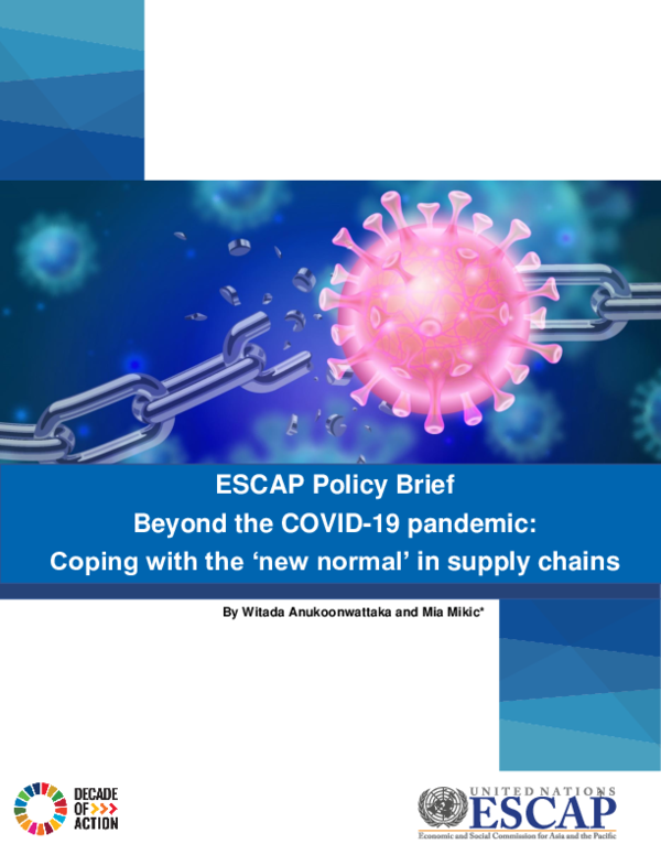 (PDF) Beyond the COVID-19 pandemic : coping with the 'new normal' in ...