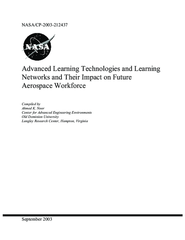 (PDF) Advanced Learning Technologies and Learning Networks and Their ...
