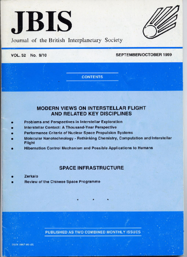 (PDF) Problems and Perspectives in Interstellar Exploration