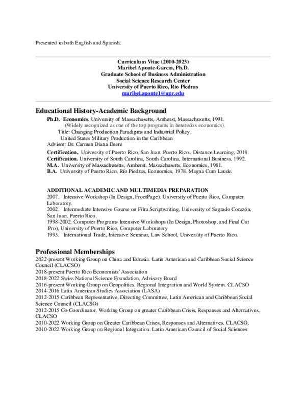 (PDF) Educational History-Academic Background