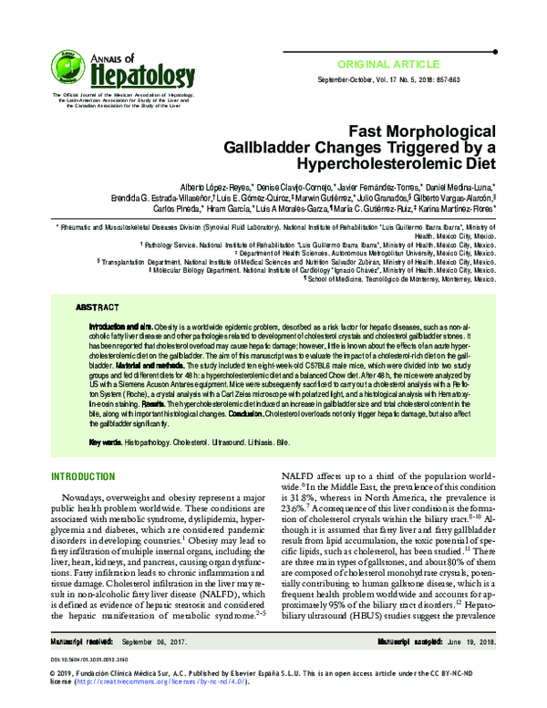 (PDF) Fast Morphological Gallbladder Changes Triggered by a ...