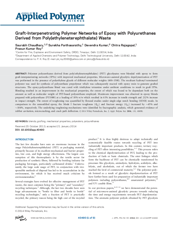 (PDF) Graft-interpenetrating polymer networks of epoxy with ...
