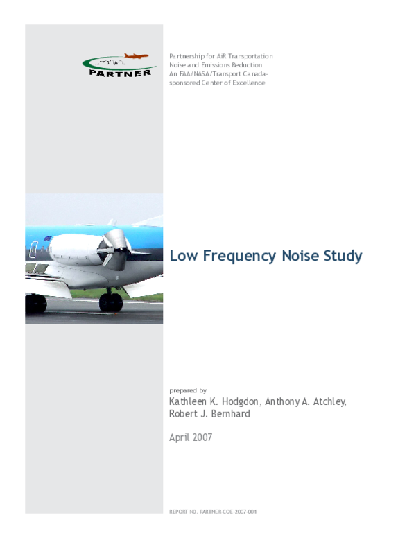 (PDF) Low frequency noise study | Kathleen Hodgdon - Academia.edu