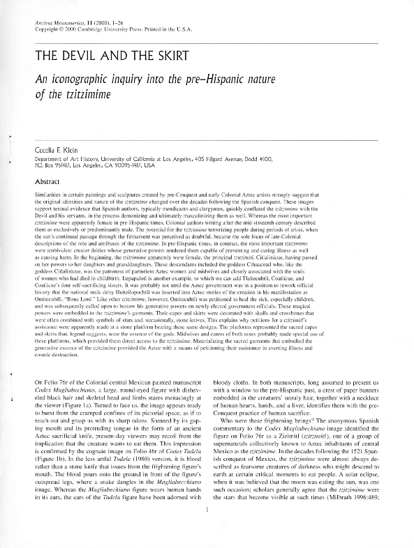 (PDF) The Devil and the Skirt: An Iconographic Inquiry into the ...
