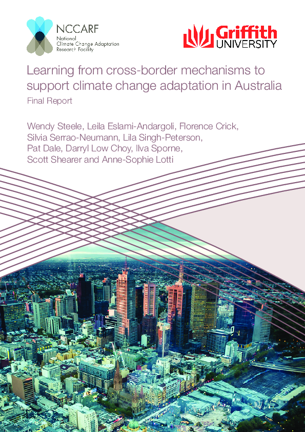 (PDF) Learning from cross-border mechanisms to support climate change ...