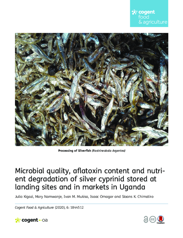 (PDF) Microbial quality, aflatoxin content and nutrient degradation of silver cyprinid stored at ...
