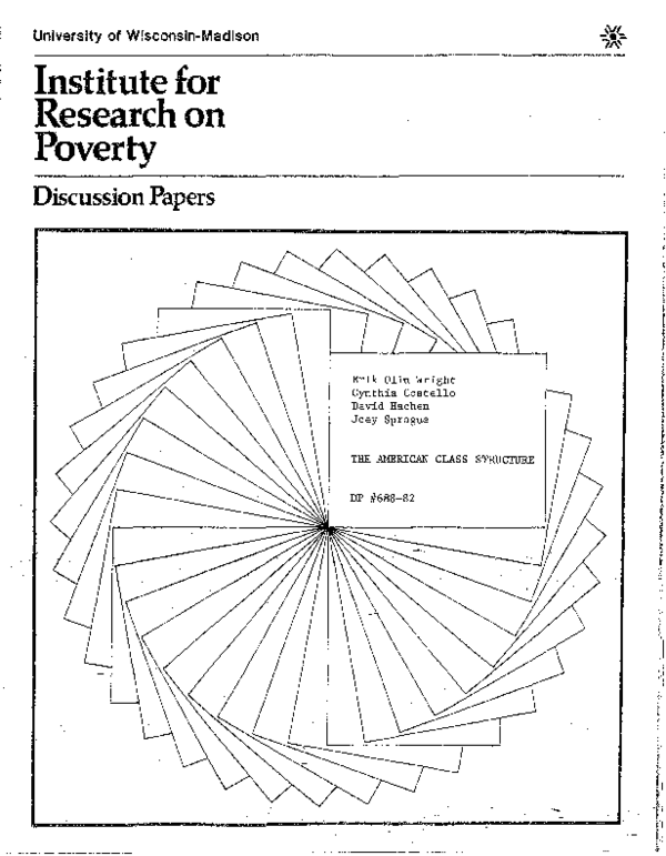 (PDF) Proletarianization in the American Class Structure