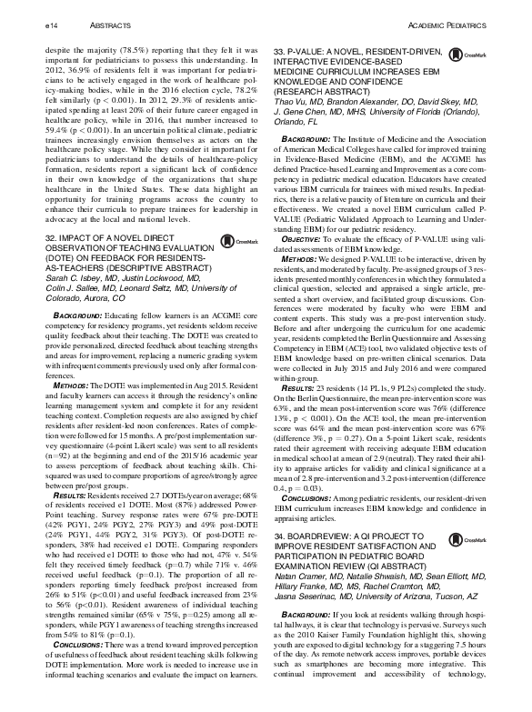 (PDF) Boardreview: A Qi Project to Improve Resident Satisfaction and ...