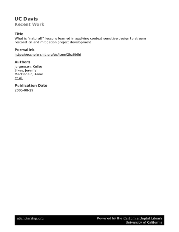 (PDF) What is “natural?” lessons learned in applying context sensitive ...