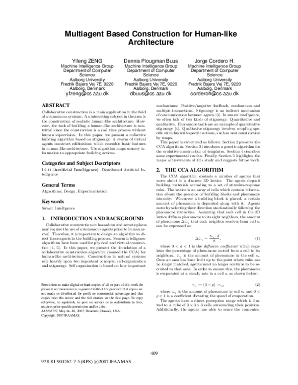 (PDF) Multiagent based construction for human-like architecture | Jorge Hernandez - Academia.edu