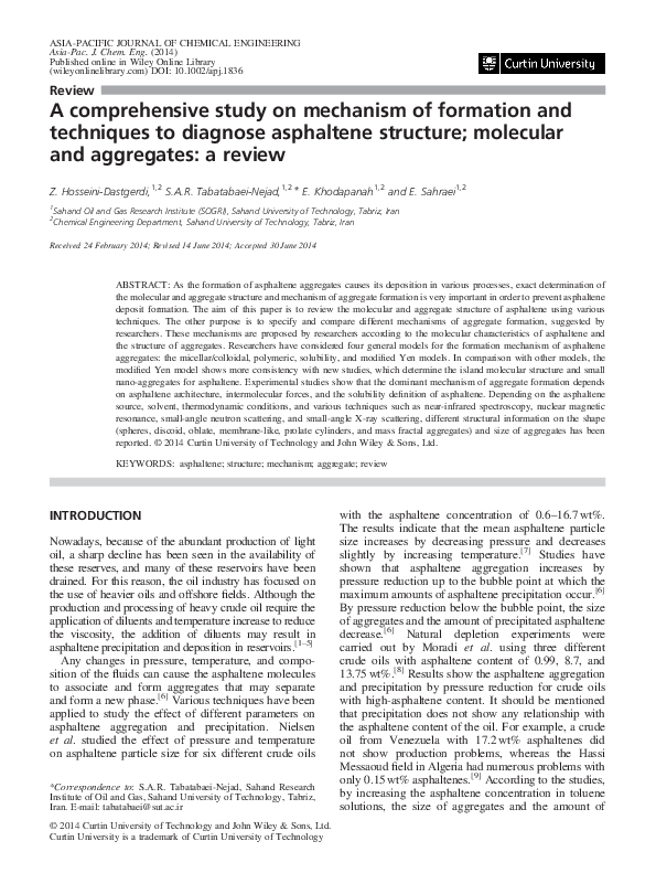 (PDF) A comprehensive study on mechanism of formation and techniques to ...