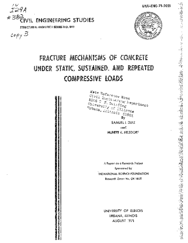 (PDF) Fracture mechanisms of concrete under static, sustained, and ...