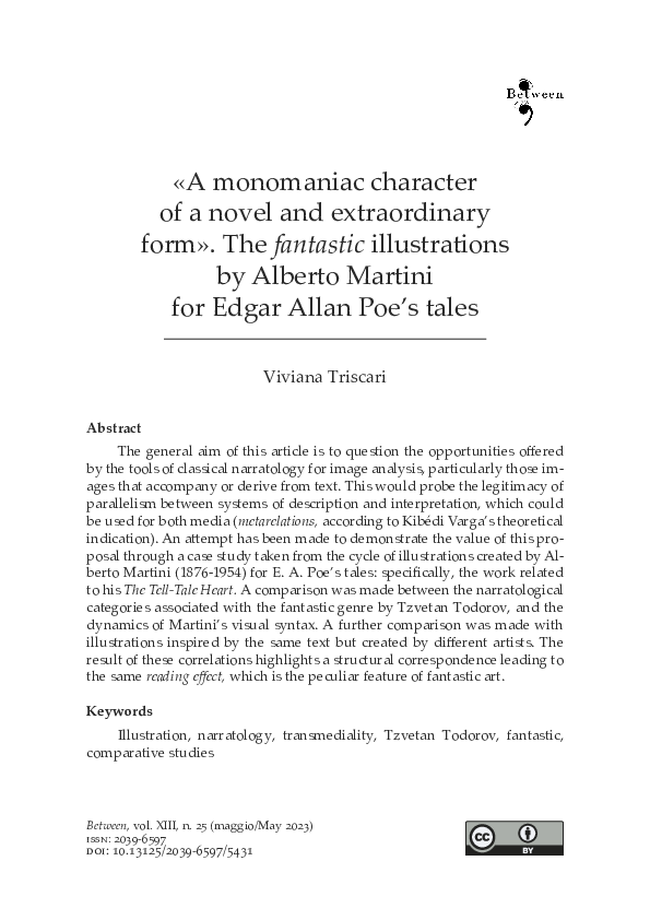 (PDF) «A monomaniac character of a novel and extraordinary form». The ...