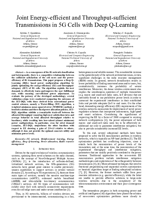 (PDF) Joint Energy-efficient and Throughput-sufficient Transmissions in ...