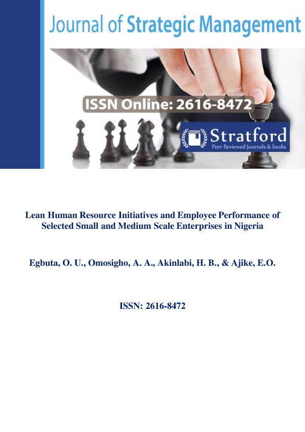 Lean Human Resource Initiatives and Employee Performance of Selected Small and Medium Scale ...