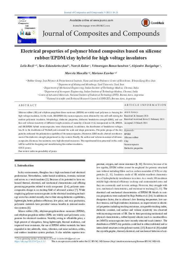 (PDF) Electrical properties of polymer blend composites based on ...