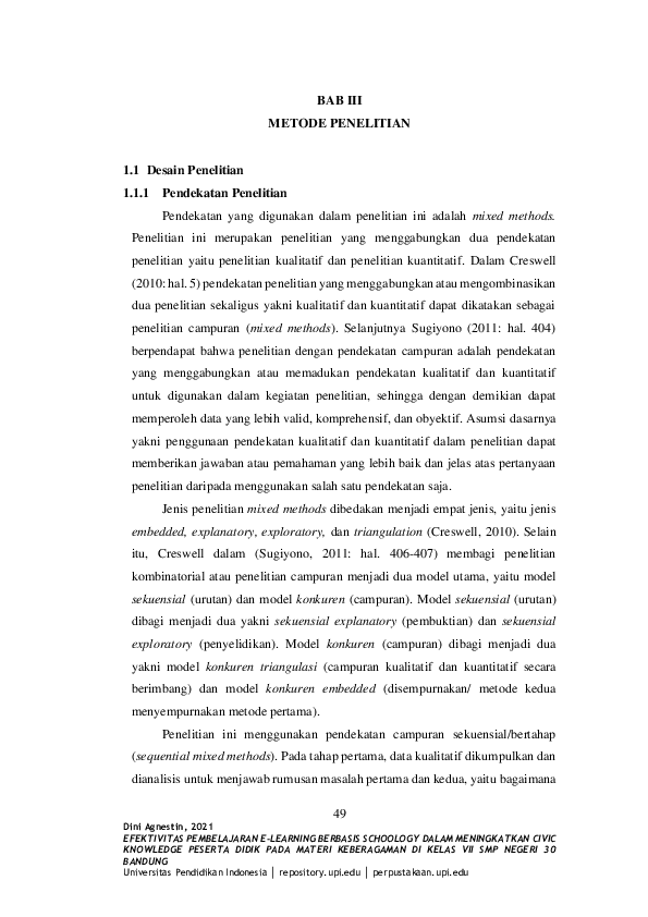 (PDF) Efektivitas Pembelajaran E-Learning Berbasis Schoology Dalam Meningkatkan Civic Knowledge ...