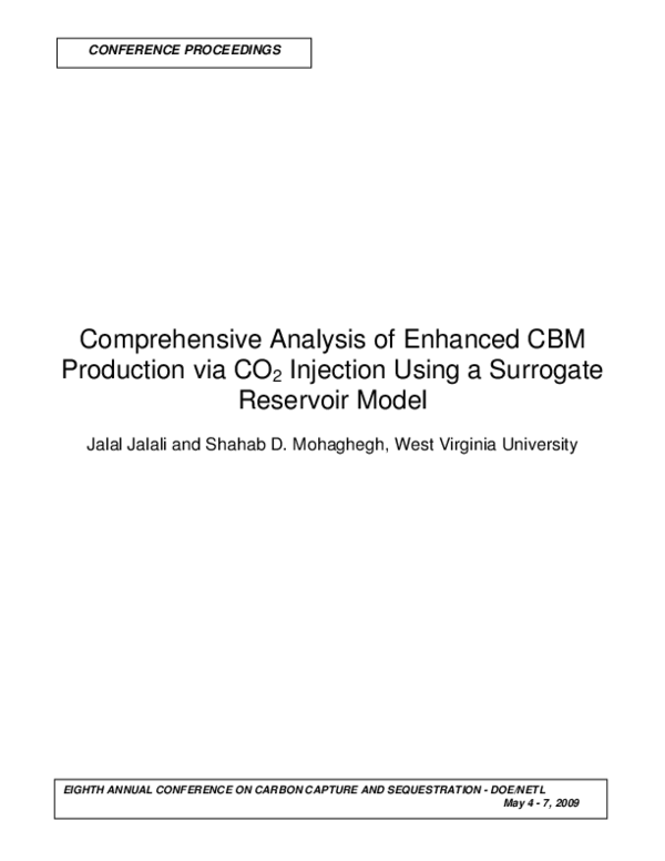 (PDF) Enhanced CBM Production via CO2 with SRM