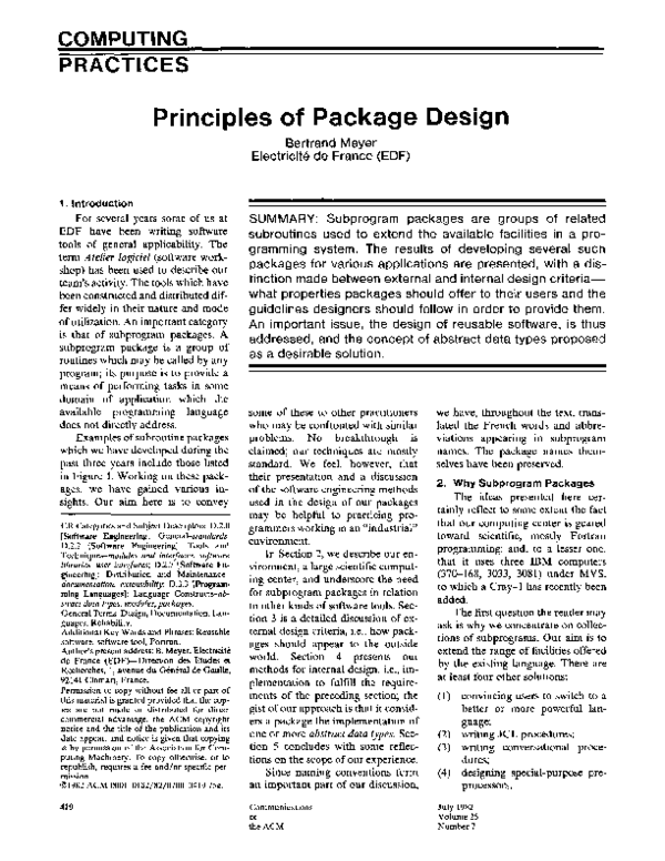 (PDF) Principles of package design