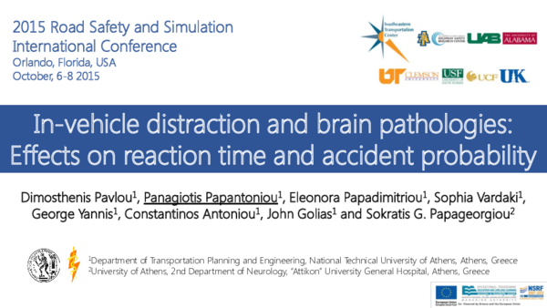 (PDF) In-vehicle distraction and brain pathologies: Effects on reaction ...