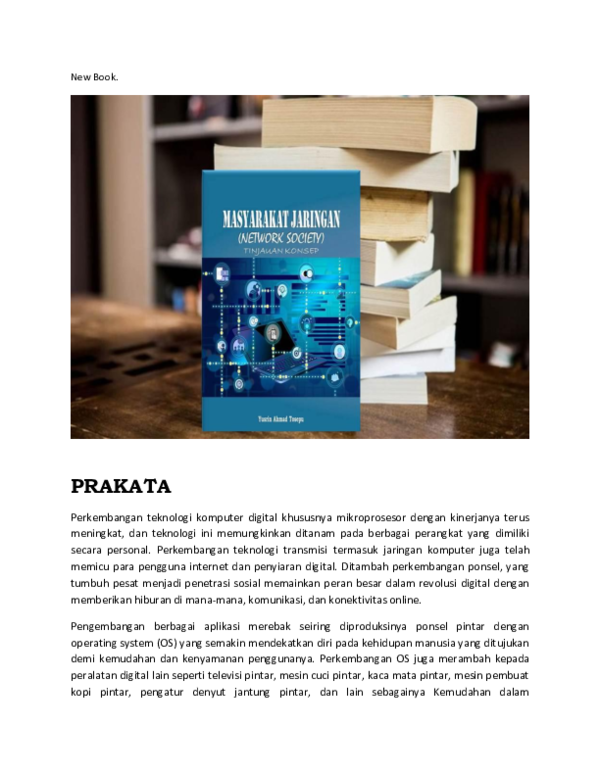(PDF) New Book : MASYARAKAT JARINGAN