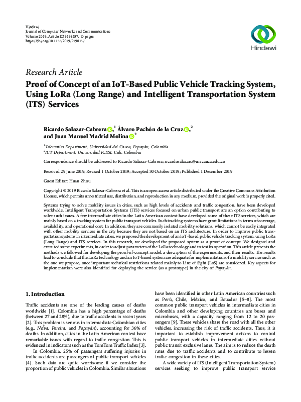 (PDF) Proof of Concept of an IoT-Based Public Vehicle Tracking System ...