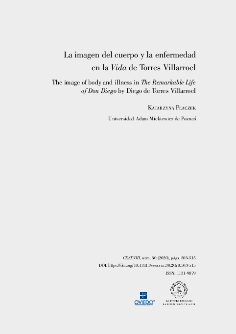 (PDF) La imagen del cuerpo y la enfermedad en la "Vida" de Torres ...