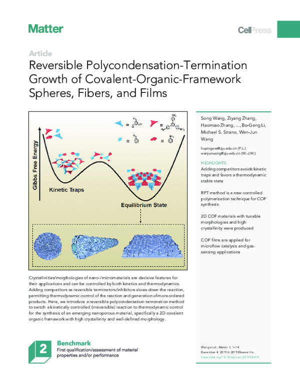 (PDF) Reversible Polycondensation-Termination Growth of Covalent ...