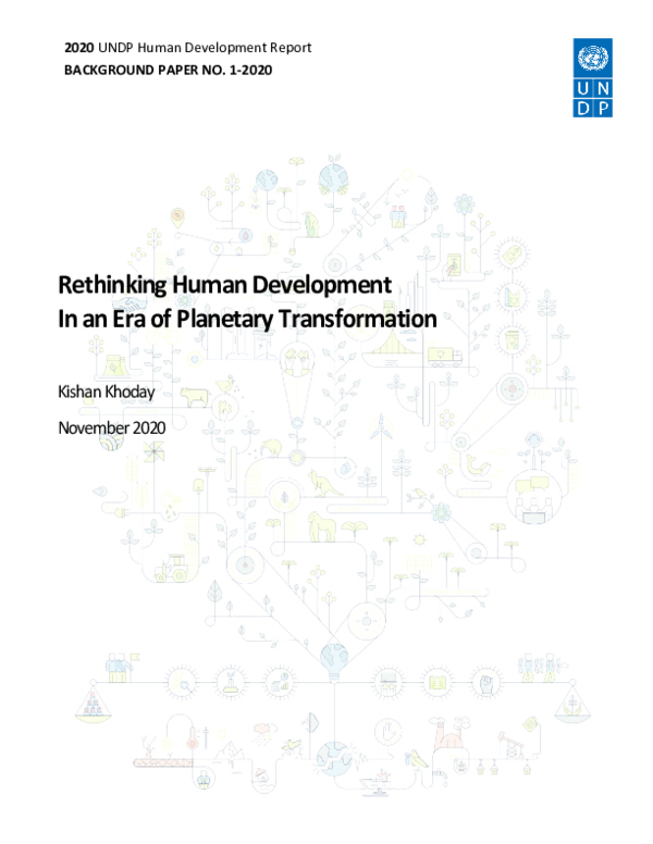 (PDF) Rethinking Human Development In an Era of Planetary Transformation