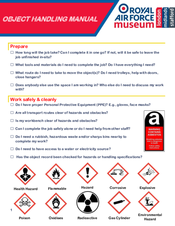 (PDF) Object Handling Manual